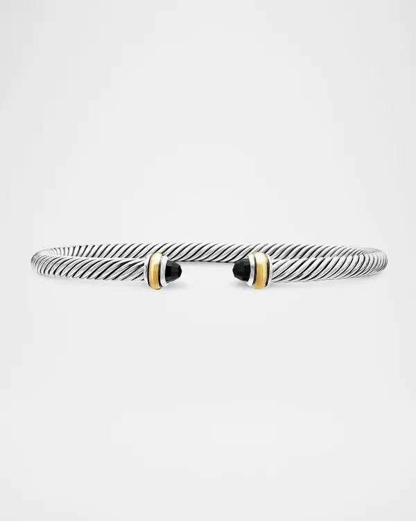 David Yurman Cable Bracelet With Gemstone - Black