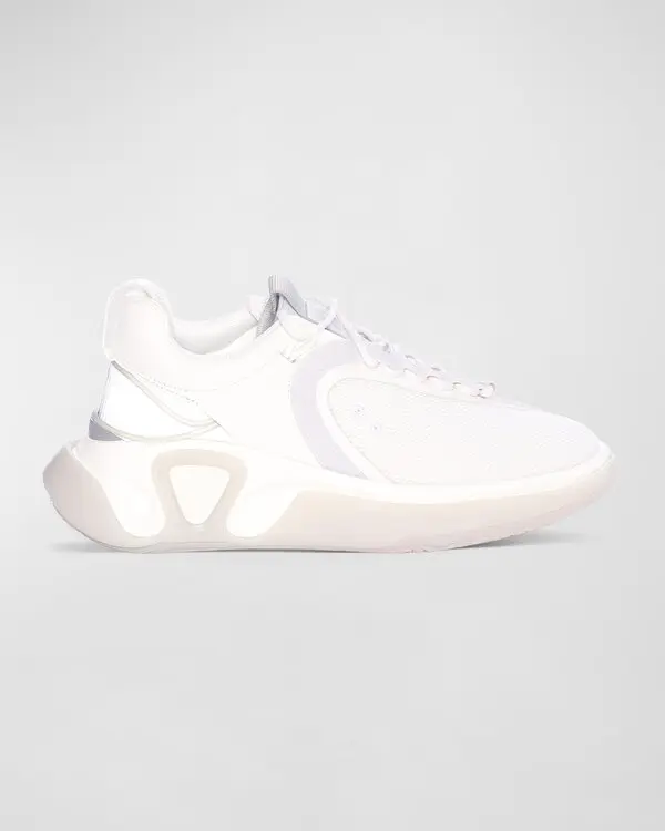 Balmain B Runner Asymmetric Sneakers - White/grey
