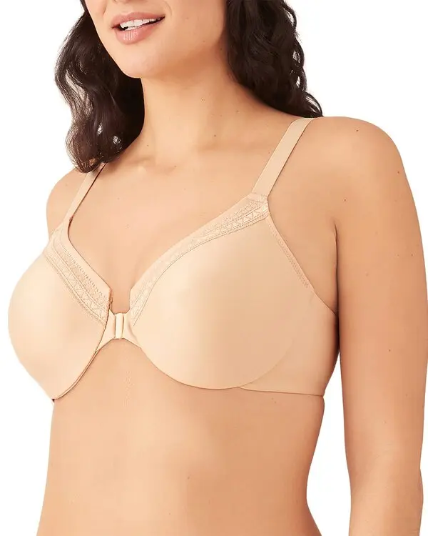 Wacoal Perfect Primer Front Close Underwire Bra - Sand
