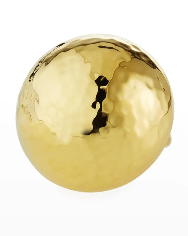 Nest Jewelry Hammered Dome Statement Ring - Gold