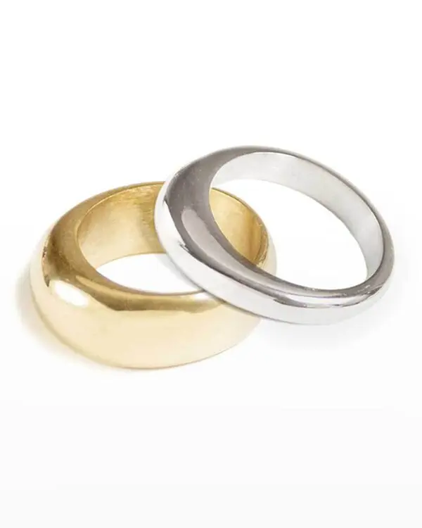 SOKO Organic Mixed Metal Stacking Rings