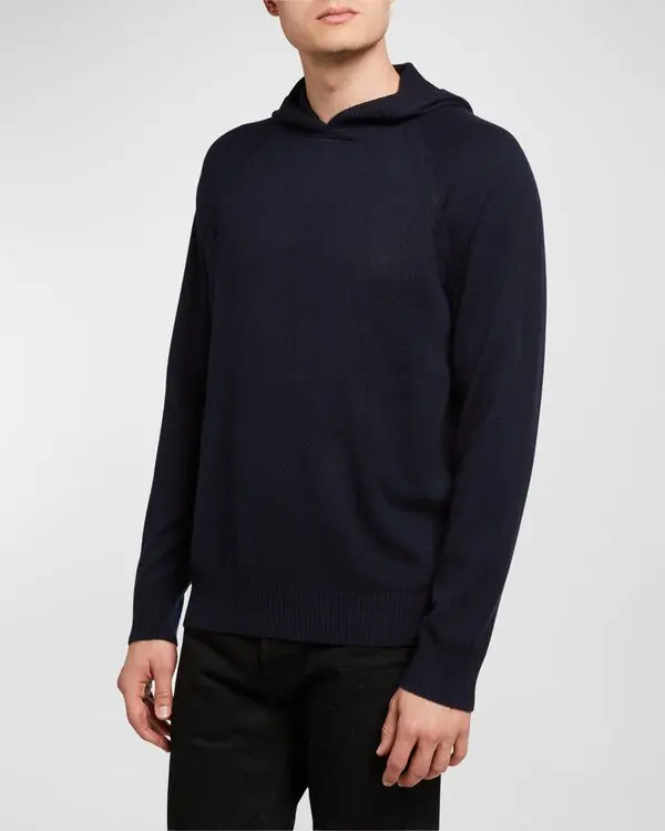 Vince Cashmere Pullover Hoodie - Coastal
