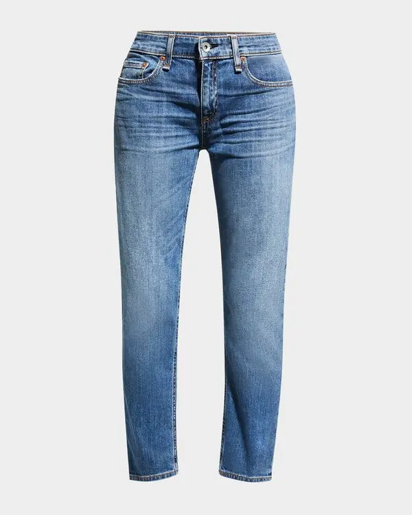 Rag & Bone Dre Low-rise Boyfriend Ankle Jeans
