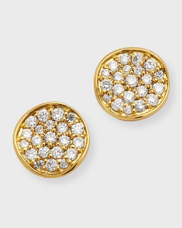 Ippolita 18k Flower Stud Earrings - Diamond