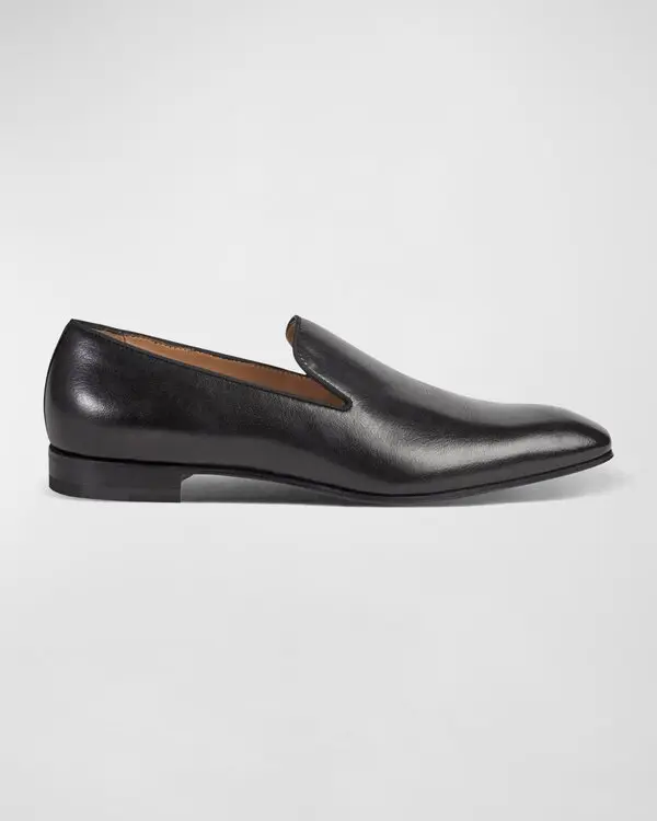 PAUL STUART Harrier Leather Slippers