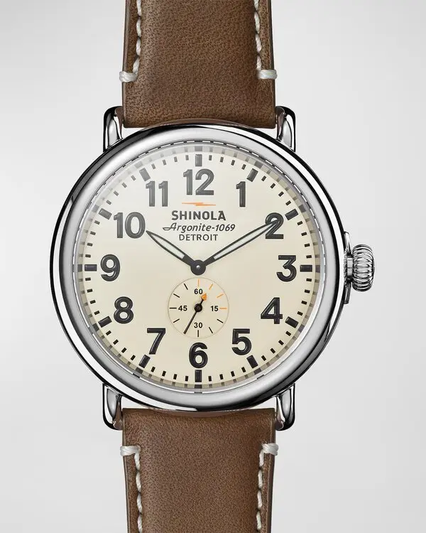 Shinola 47mm Runwell Strap Watch - Multi