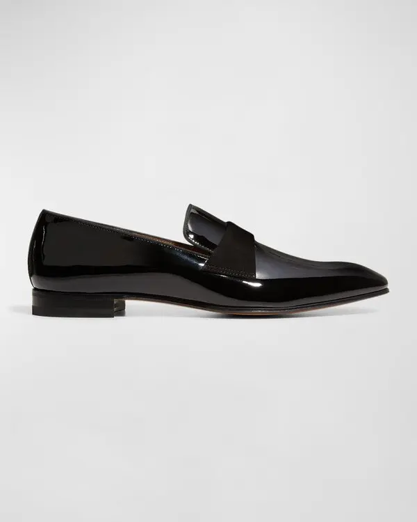PAUL STUART Heron Patent Leather Loafers