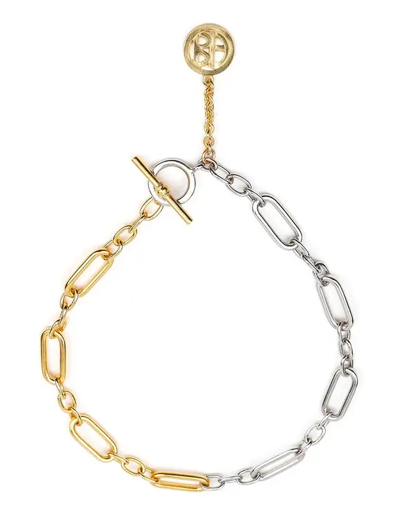 BEN-AMUN Two-tone Chain Link Necklace