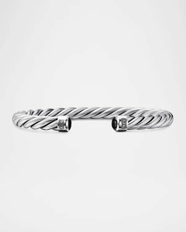 David Yurman Cable Classics Cuff Bracelet - Black Onyx
