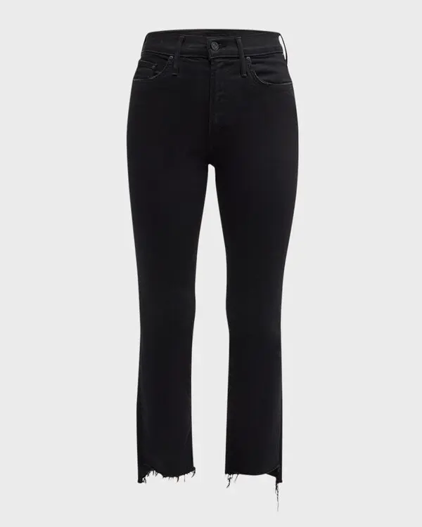 MOTHER The Insider Crop Step Fray Jeans - Not Guilty