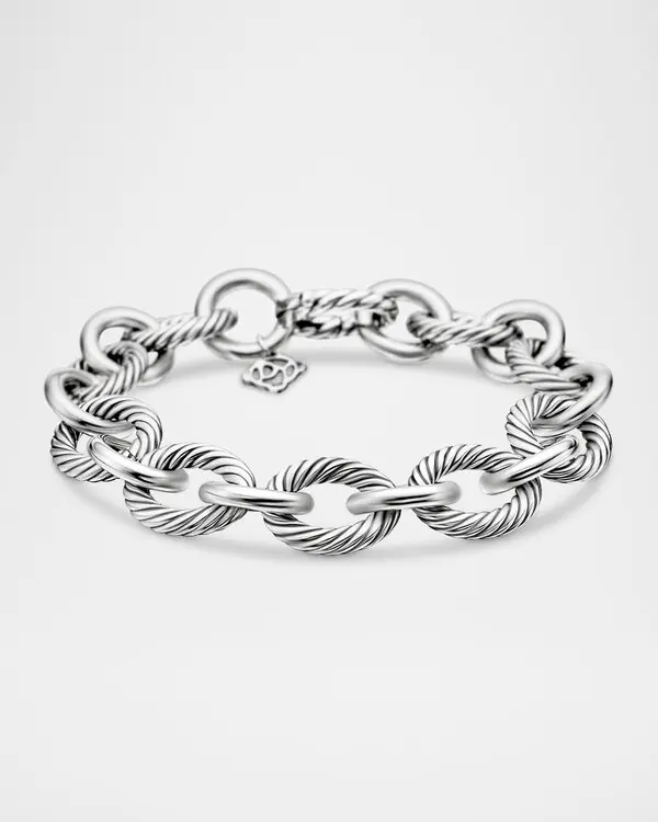David Yurman Oval Link Bracelet - Sterling Silver