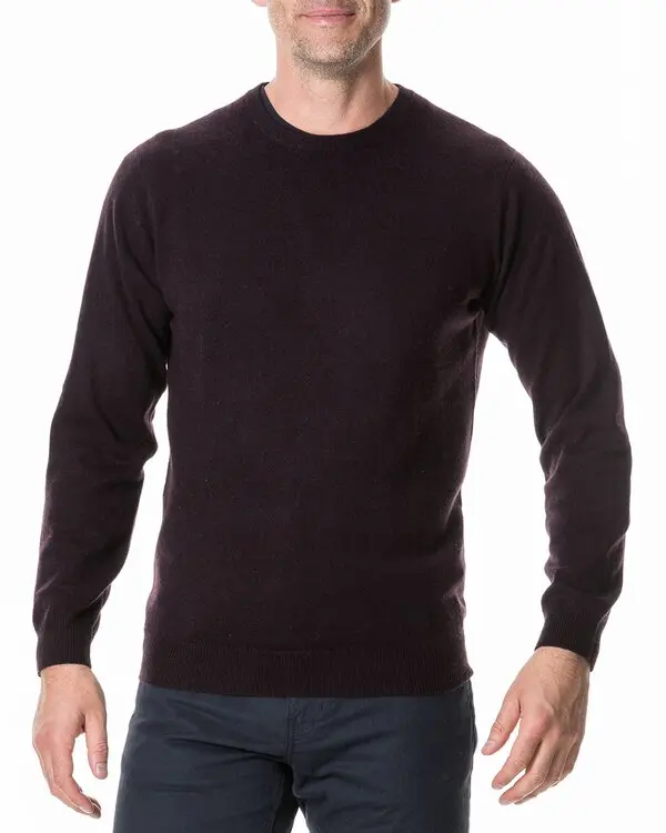 Rodd & Gunn Optim Wool-cashmere Sweater - Black Fig