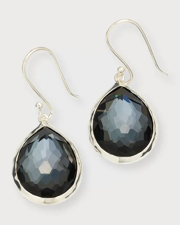 Ippolita Sterling Silver Teardrop Earrings - Hematite