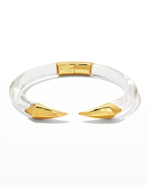 Alexis Bittar Mirrored Pyramid Brake Hinge Bracelet