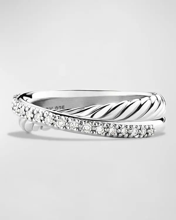 David Yurman Crossover Ring - Diamond