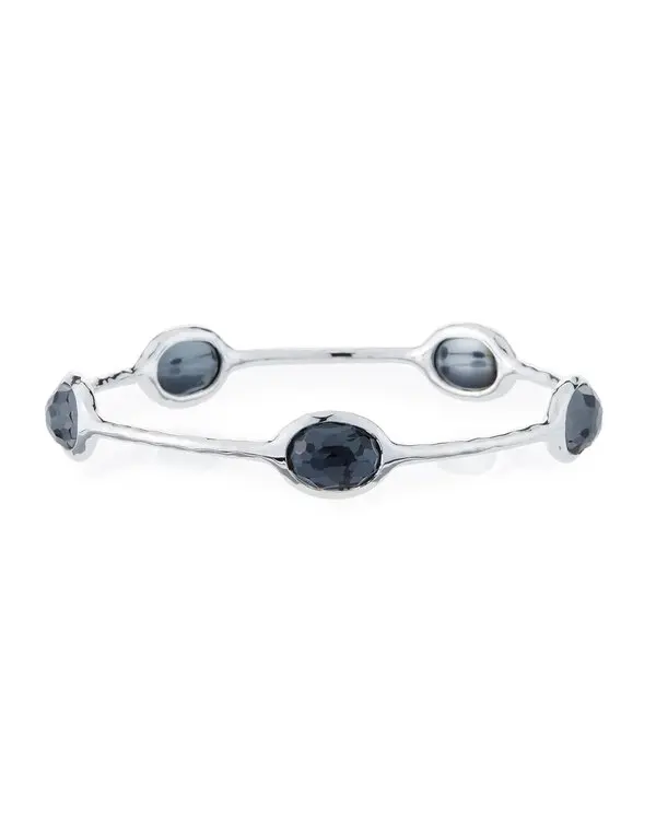 Ippolita Wonderland Sterling Silver Bangle - Hematite