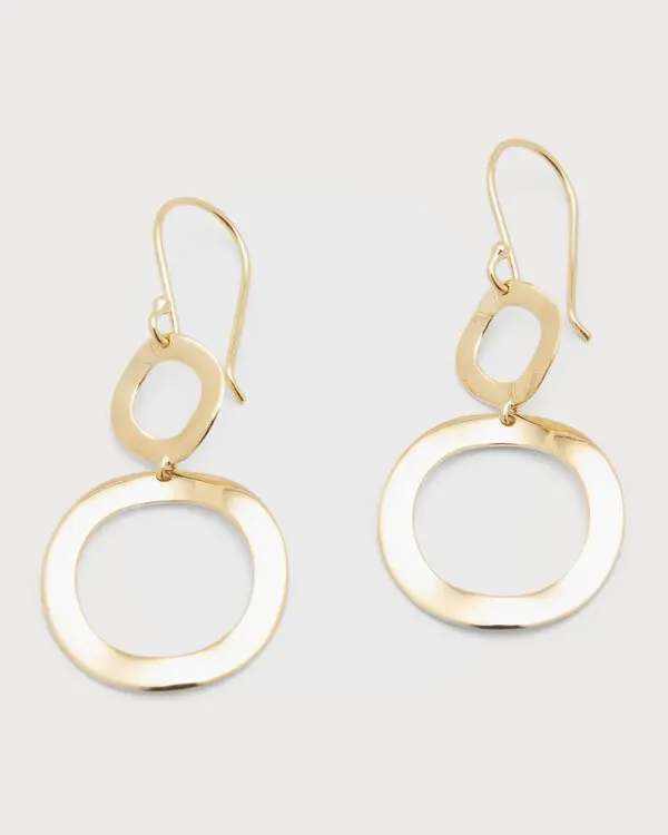 Ippolita 18k Mini Snowman Drop Earrings - Gold