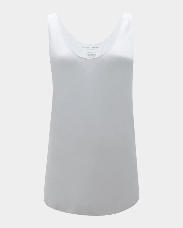 Majestic Filatures Soft Touch Marrow-edge Tank - White