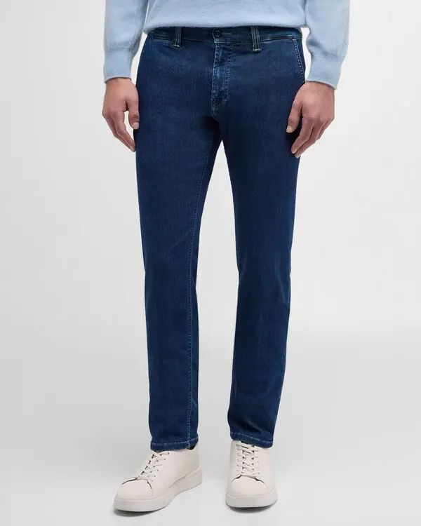 Stefano Ricci Smooth Dark-wash Jeans
