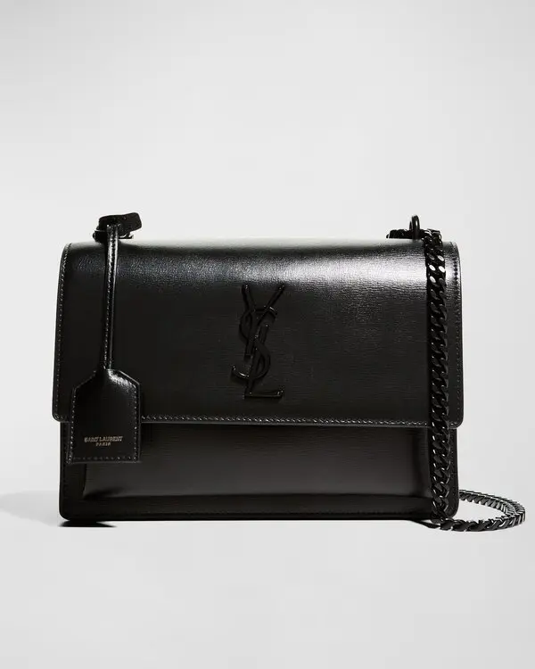 Saint Laurent Sunset Medium Bag - Noir