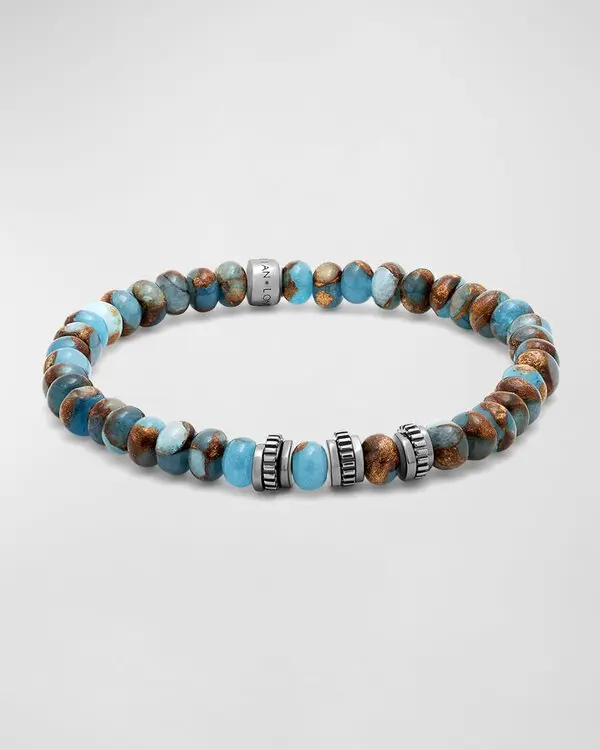 Tateossian Nepal Bead Stretch Bracelet