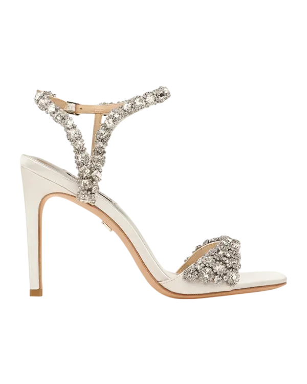 Wedding Shoes Badgley Mischka Galia Metallic Crystal Stiletto