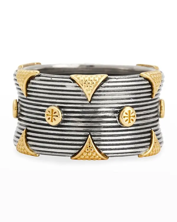 Konstantino Delos Two-tone Band Ring