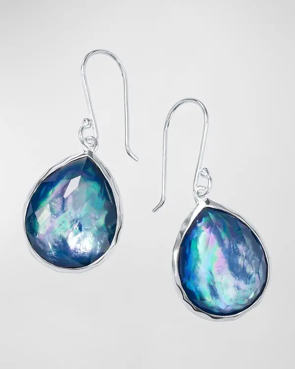 Ippolita Wonderland Small Teardrop Earrings - Lapis Triplet