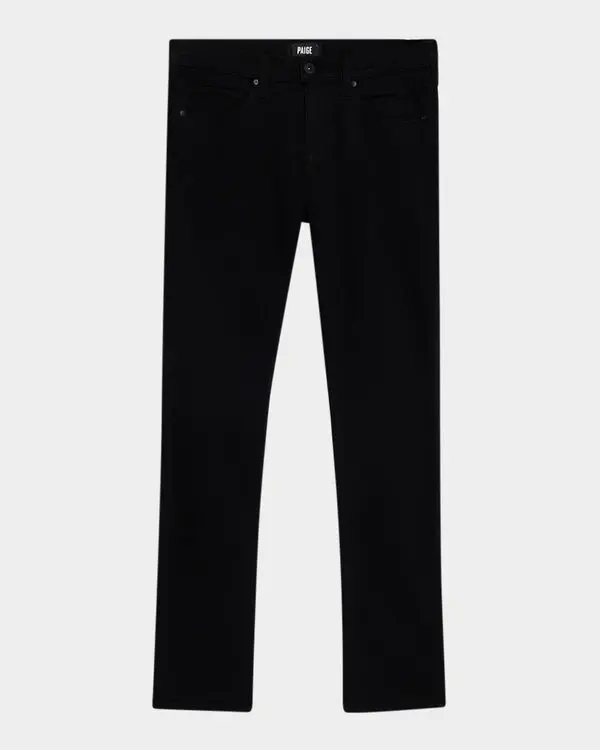 Paige Lennox Slim-fit Jeans - Black Shadow