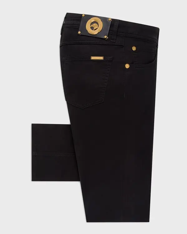Stefano Ricci Eagle Adorned Jeans