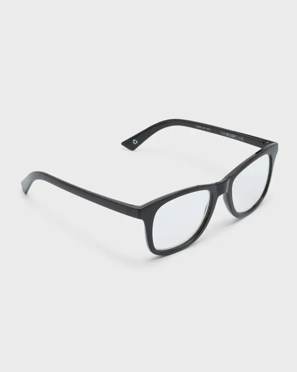 THE BOOK CLUB Grime In Banishment Square Eyeglasses - Black