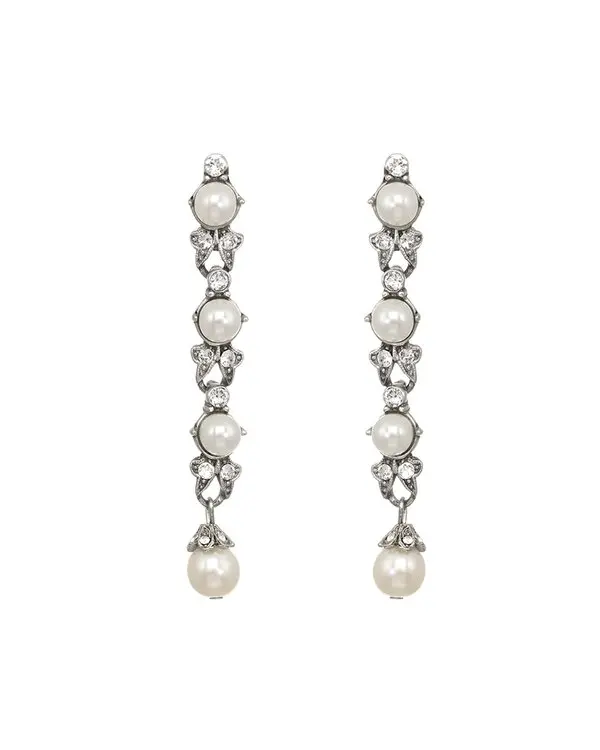 BEN-AMUN Glass And Crystal Drop Earrings