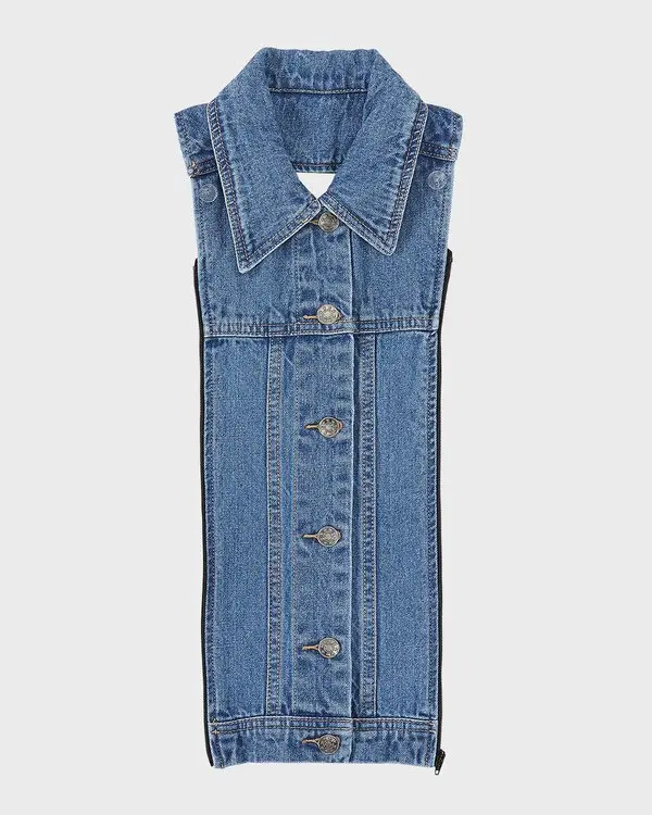 Veronica Beard Slate Denim Dickey - Blue