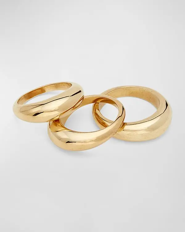 SOKO Fanned Stacking Rings, Set Of 3