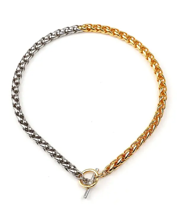 BEN-AMUN Two-tone Twist Link Necklace