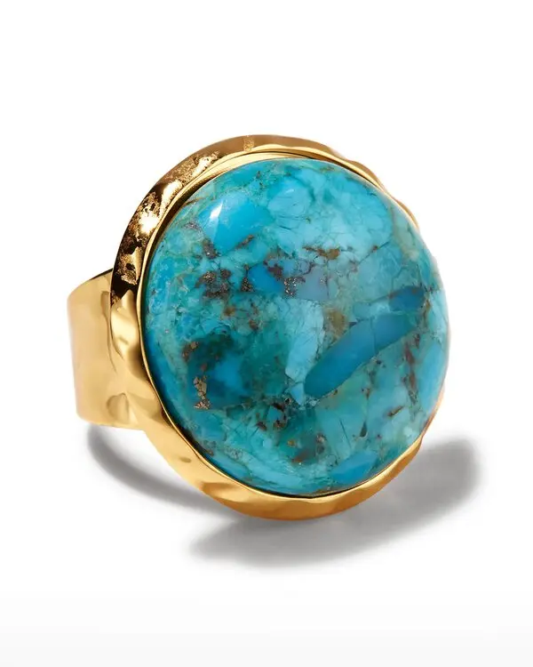 Nest Jewelry Adjustable Statement Ring Turquoise Editorialist