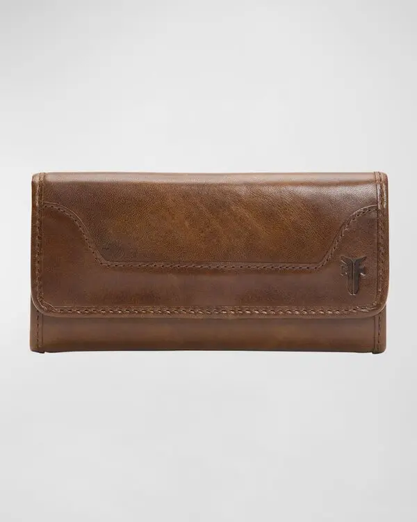 Frye Melissa Flap Organizer Wallet - Dark Brown