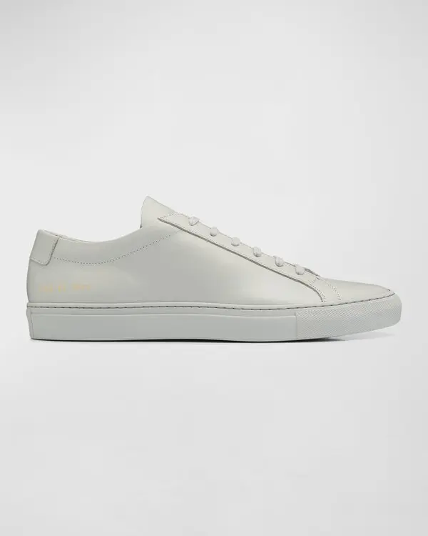 COMMON PROJECTS Achilles Leather Low-top Sneakers - Gray