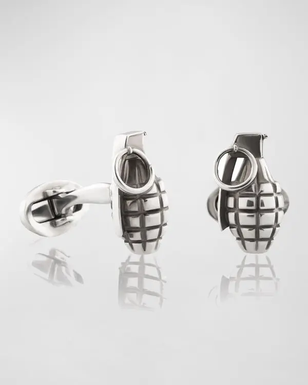 FILS UNIQUE Grenades Cufflinks