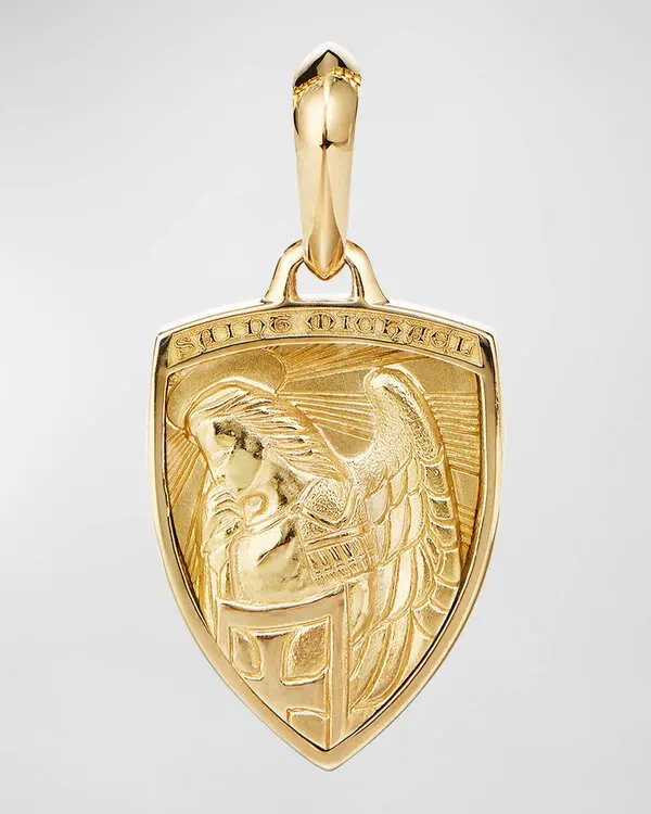 David Yurman St. Michael 18k Amulet