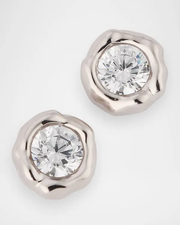 Alexis Bittar Asterales Stud Earrings - Silver