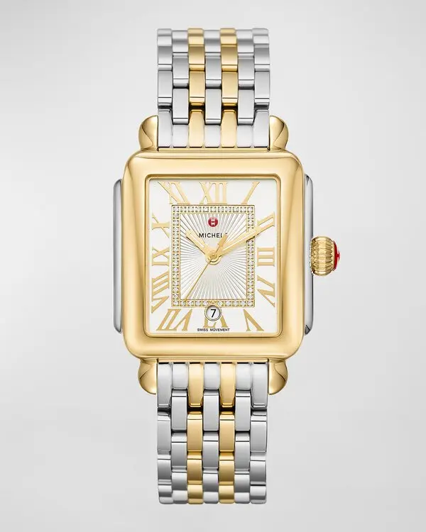 Michele Deco Madison Diamond-dial Watch