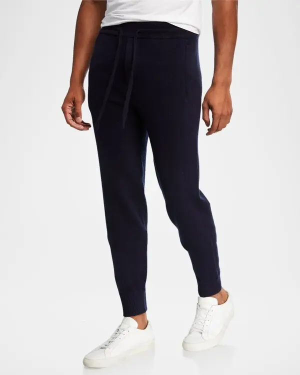 Vince Solid Wool-cashmere Jogger Pants