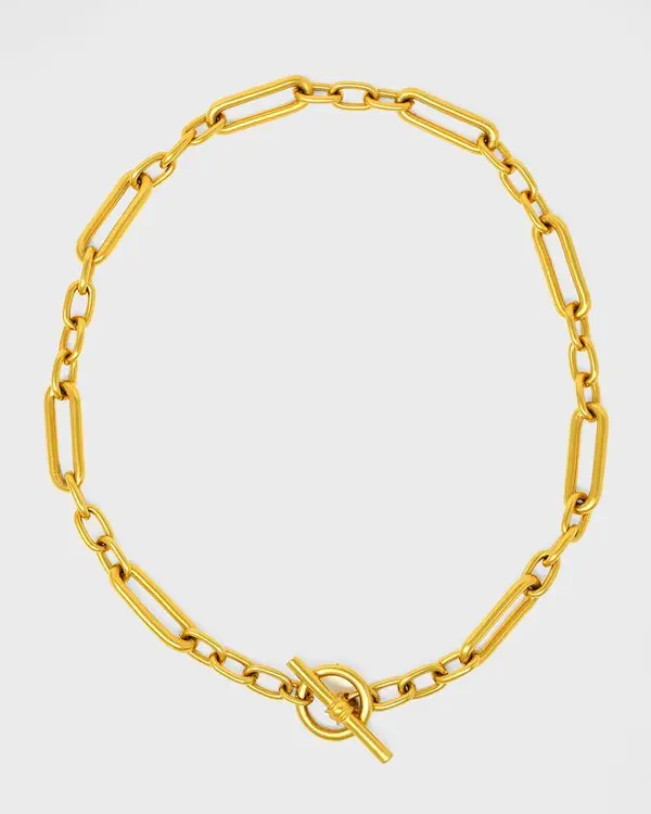 BEN-AMUN Oval Link Chain Necklace - Gold