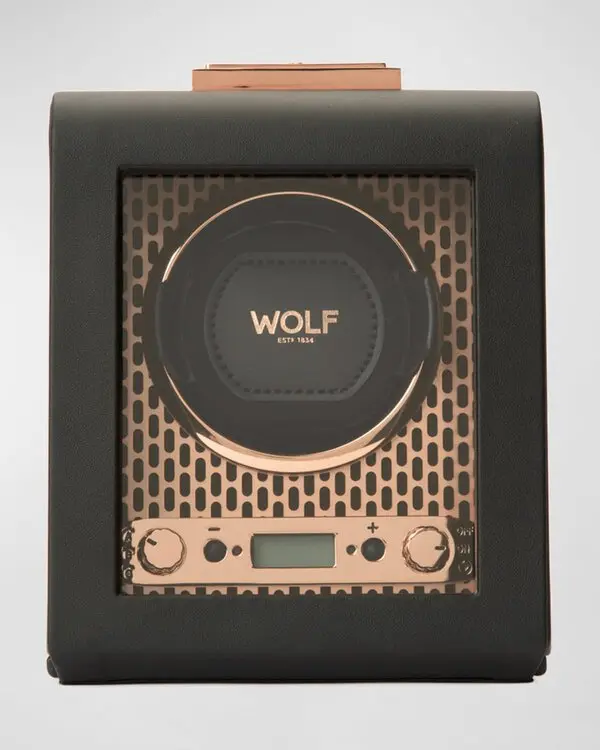 Wolf Axis Single Watch Winder - Copper