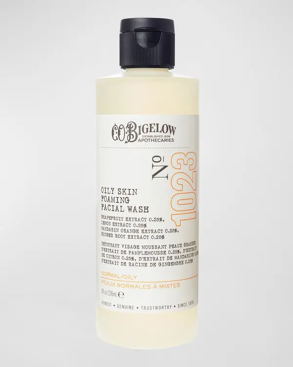 C.O. BIGELOW Oily Skin Foaming Facial Wash, 8 Oz