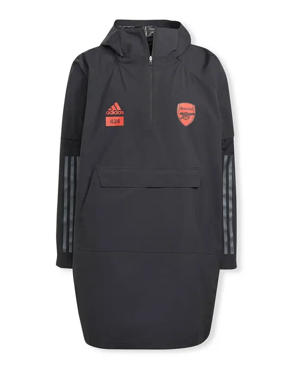 Adidas X Arsenal Fc X 424 Hooded Poncho Black Editorialist
