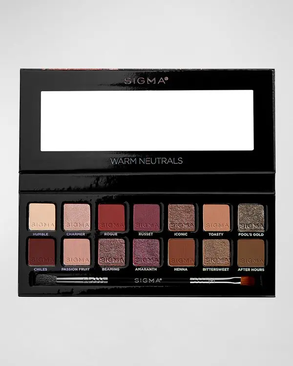 SIGMA BEAUTY Warm Neutrals Eyeshadow Palette - One-color