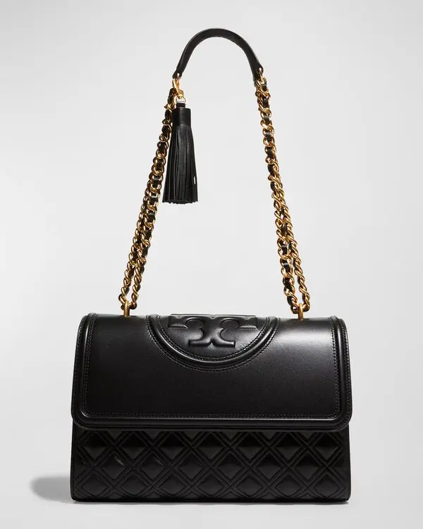 Tory Burch Fleming Convertible Shoulder Bag - Black