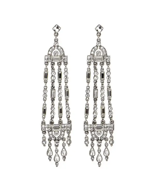 BEN-AMUN Multi-strand Crystal Drop Earrings